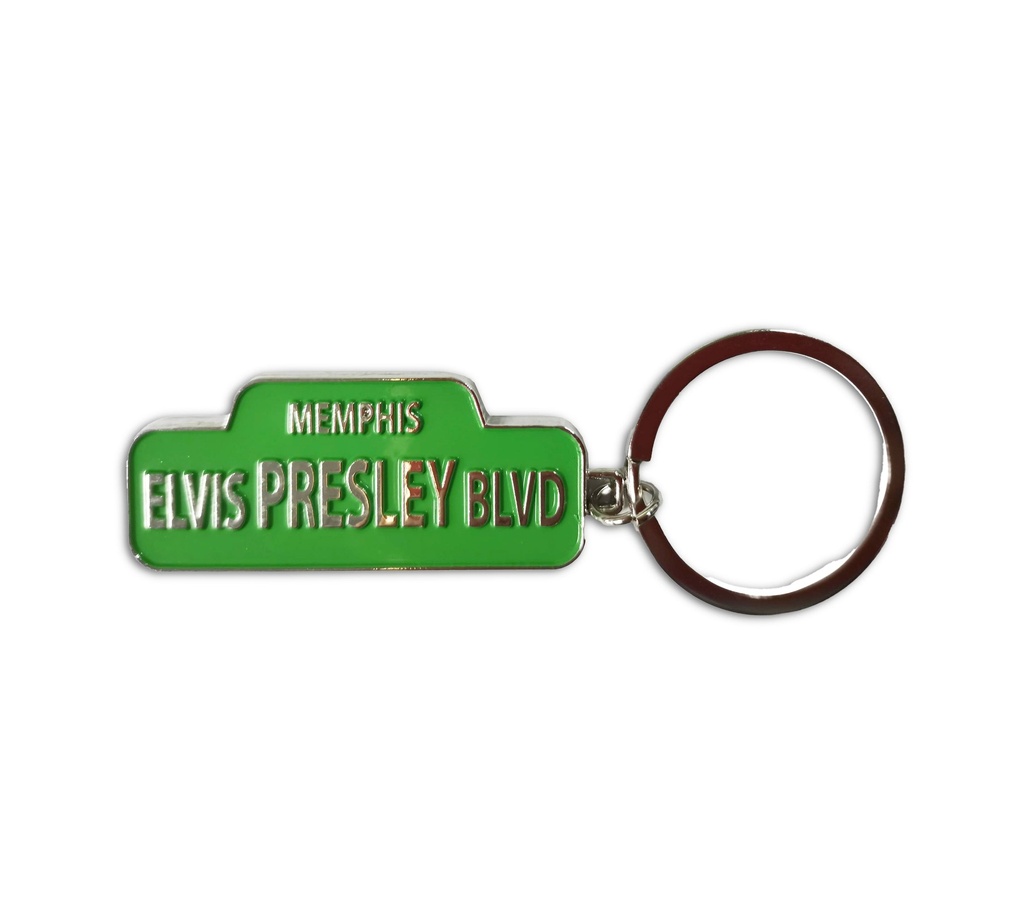 Wholesale Elvis Keychain - Street Sign Elvis Presley Blvd. - Ocean Peak ...