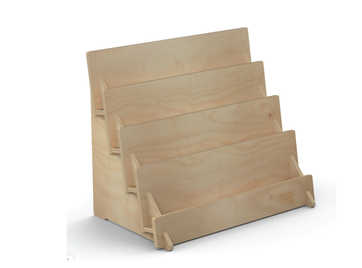 Wholesale 4 Tier Wooden Greeting Card Display Stand - Rhicreative ...