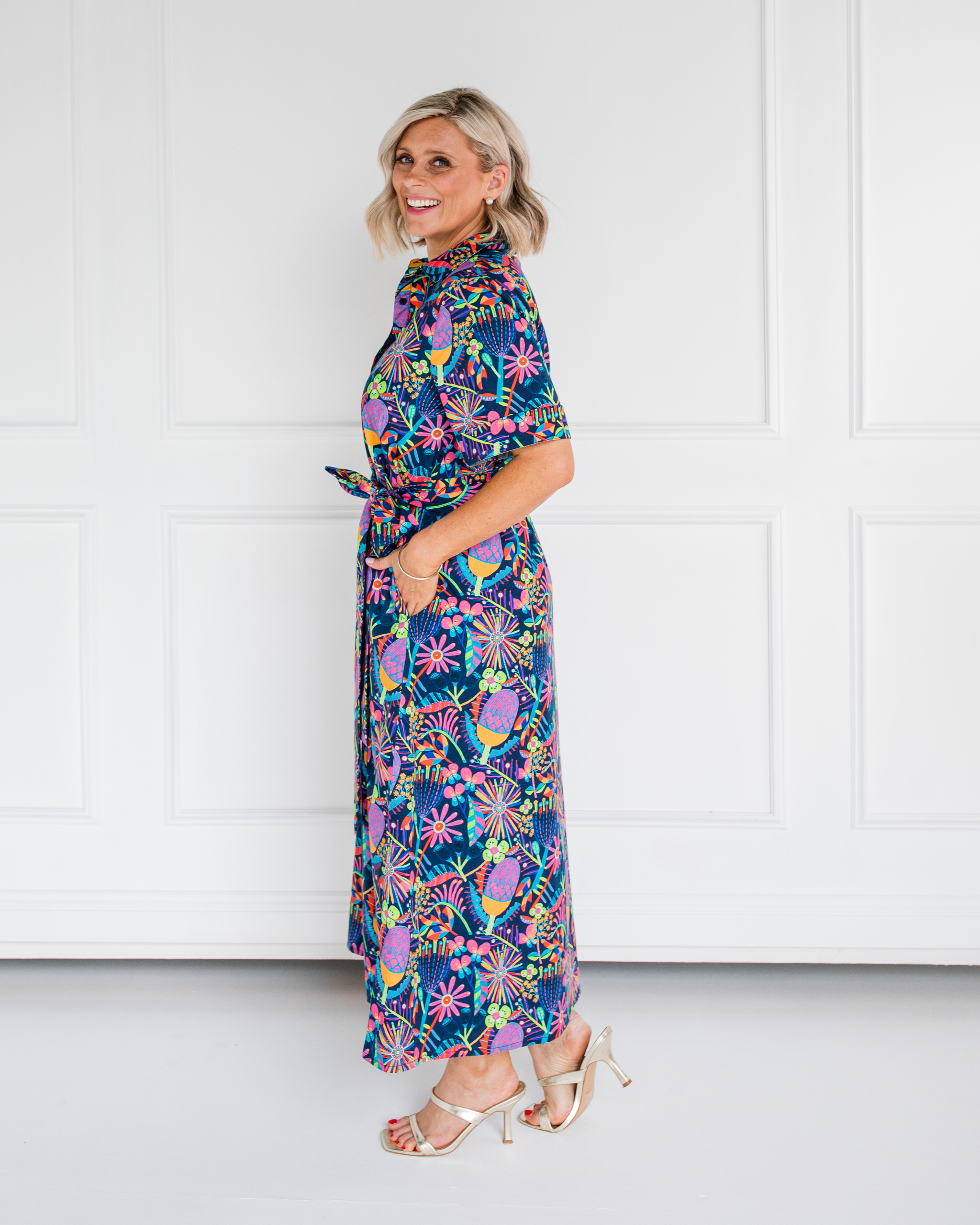 Wholesale Lordy Dordie Wildflowers Shirt Dress - PACKS - Liv & Milly ...