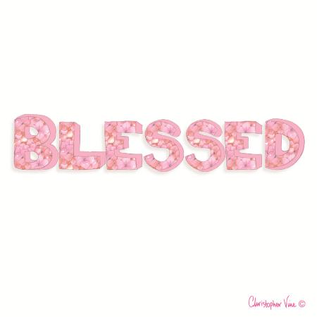 Wholesale Pink Blessed Greeting Card - Aero Images - Fieldfolio