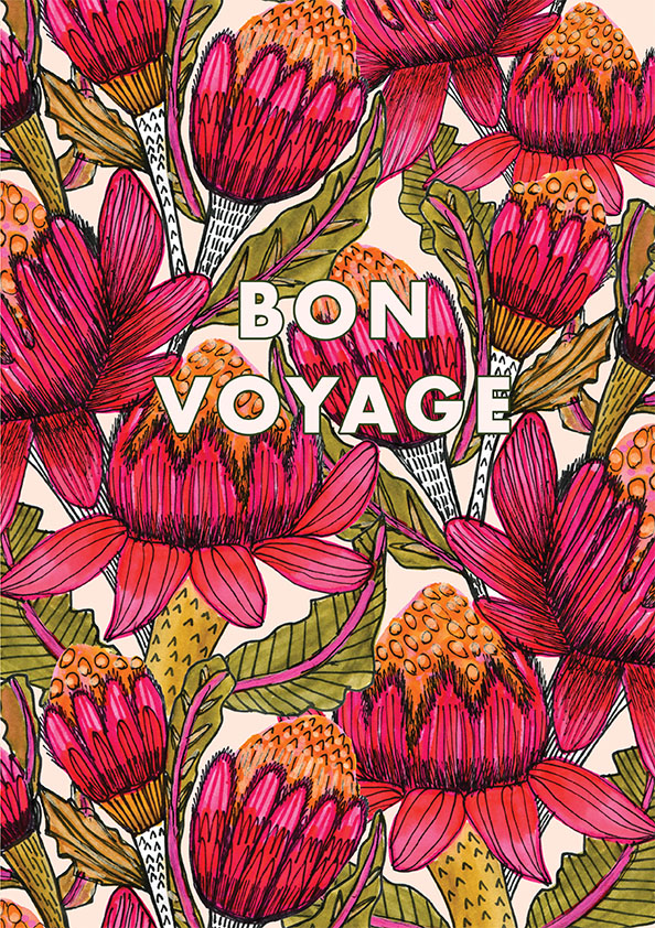 Wholesale Bon Voyage A4 Large Card - Aero Images - Fieldfolio