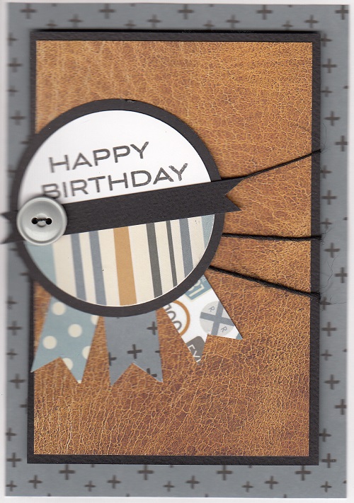 Wholesale Leather Happy Birthday Handmade Greeting Card - Aero Images ...