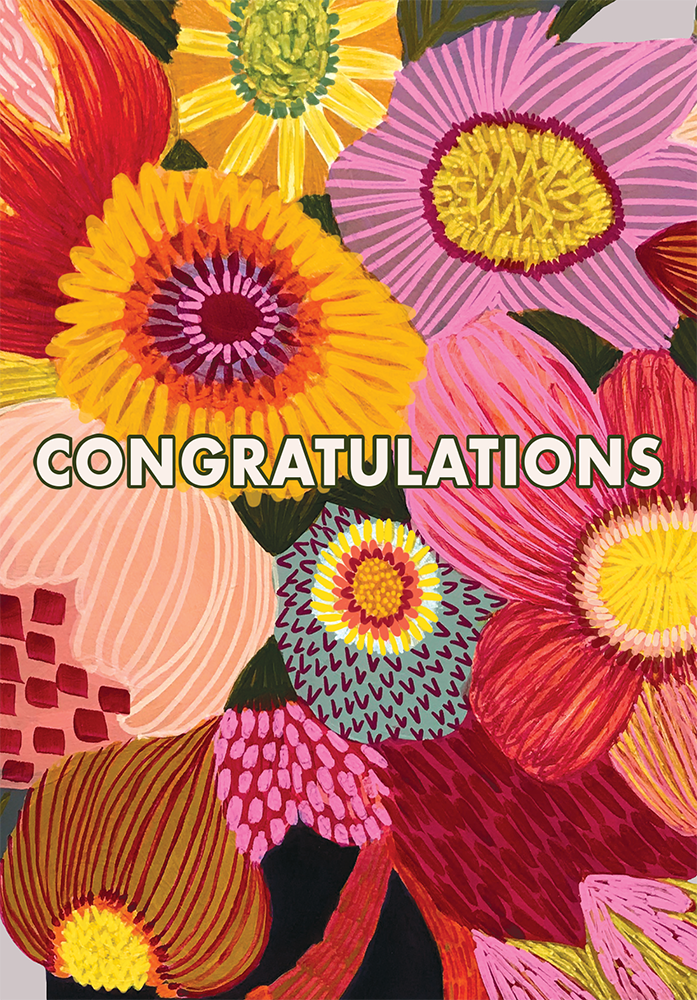 Wholesale Golden Bunch Congratulations Rectangle - Aero Images - Fieldfolio