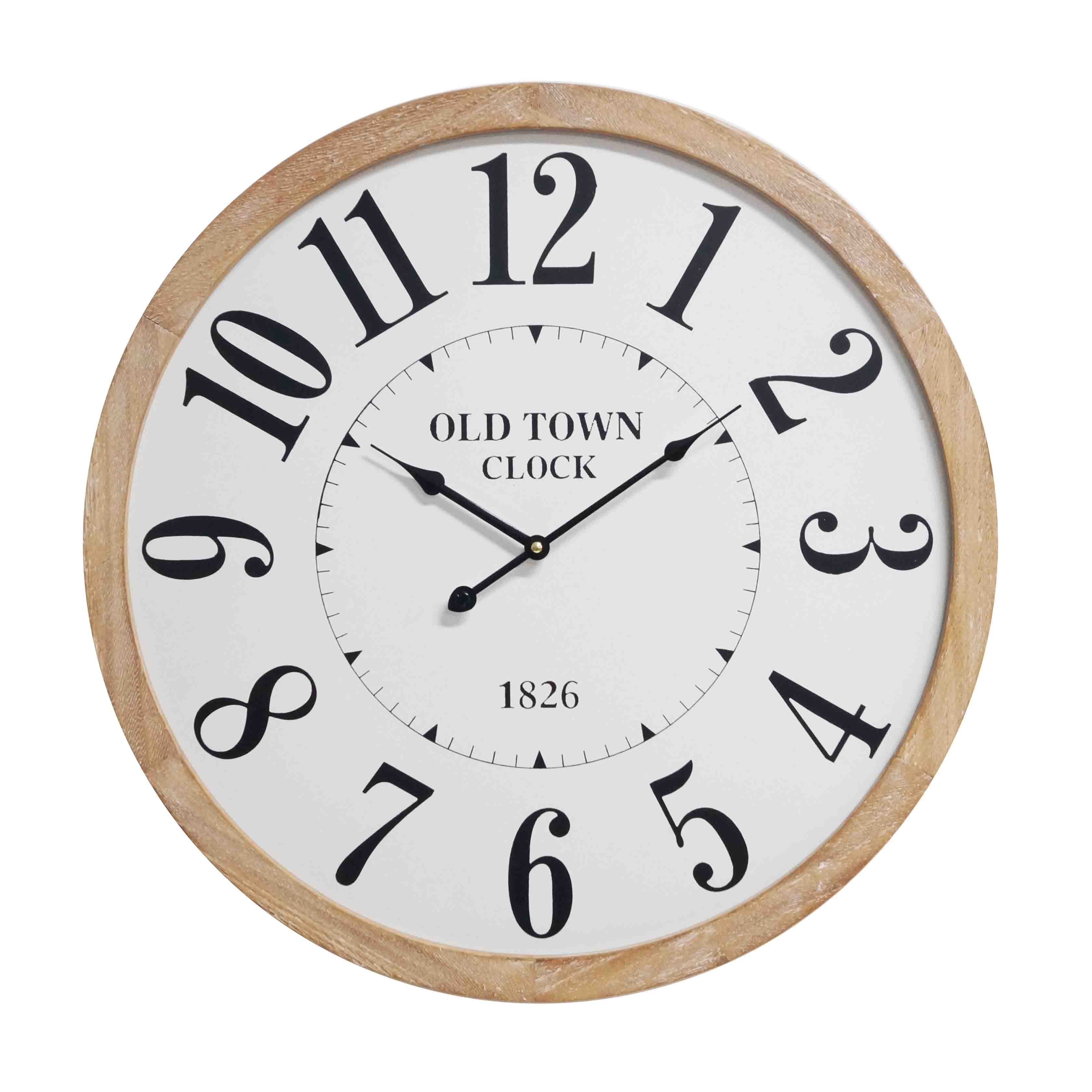 Wholesale NUMBERED WALL CLOCK 60CM - Urban Nest Living - Fieldfolio
