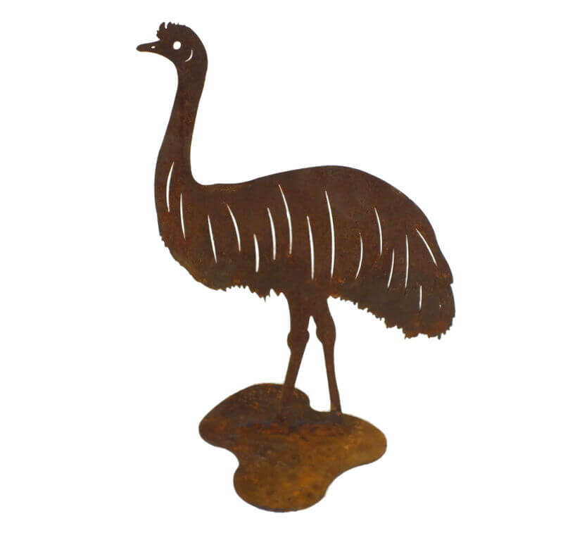 Wholesale Large Emu Stand Garden Art - Overwrought Garden Art - Fieldfolio