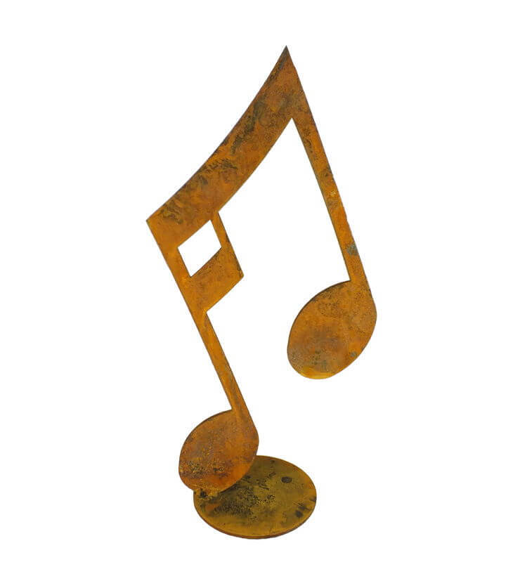 Wholesale Overwrought Garden Art Large Music Note Stand Garden Art ...