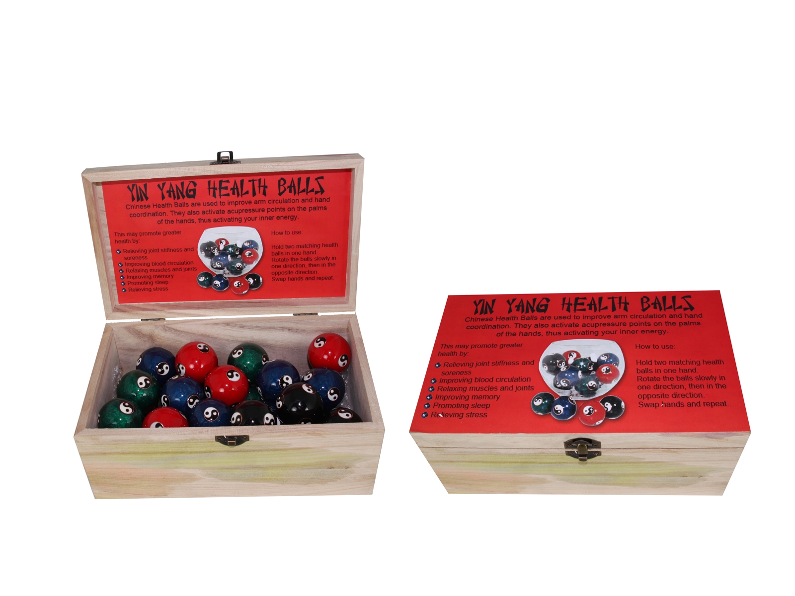 Wholesale 4cm Metal Yin Yang Ball in Box 4 Asstd (in Display) - Amica ...