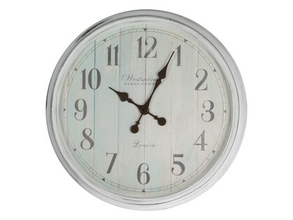 Wholesale 55cm White Washed Numerical Clock (Window Box) - Amica- by ...
