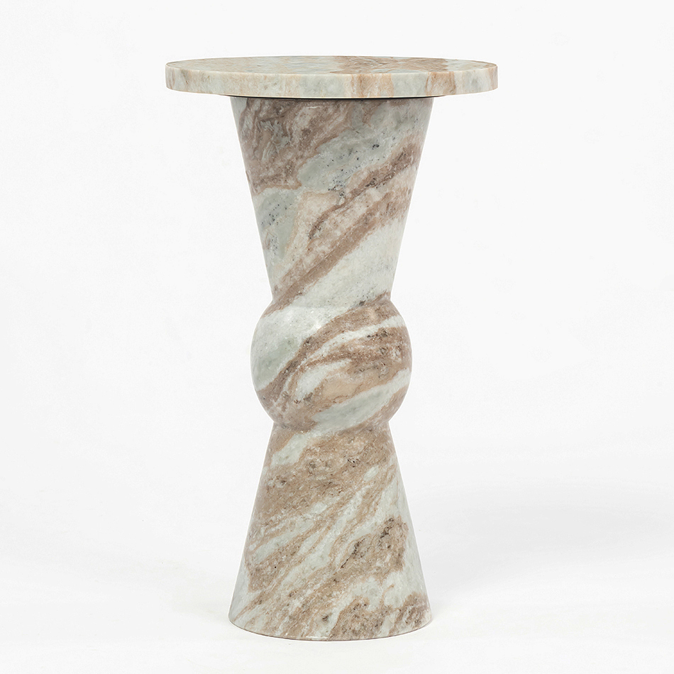 Wholesale GLACIER SOLID MARBLE SIDE TABLE - Phil Bee Interiors - Fieldfolio
