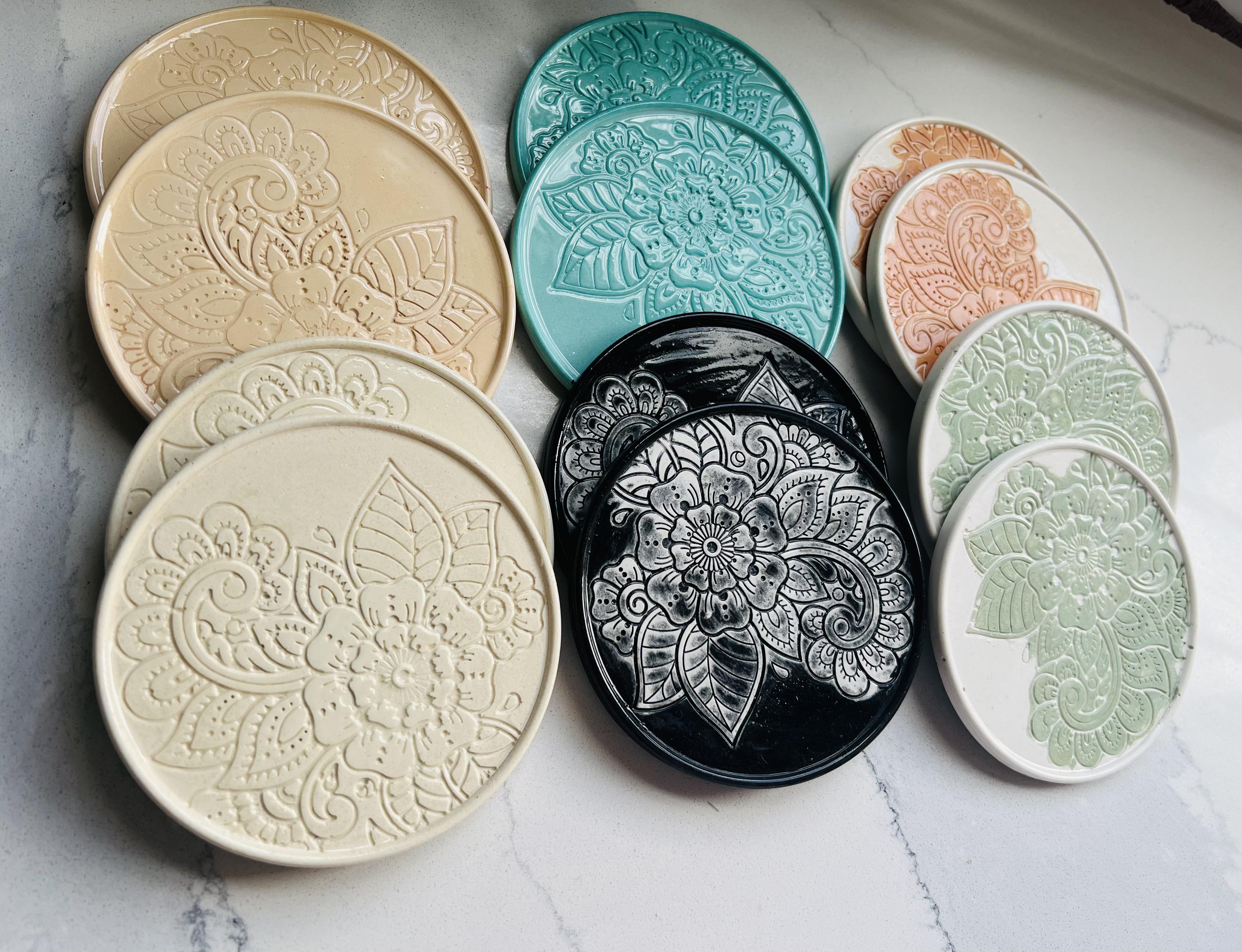 Wholesale Coasters 2 pack x 2 - Hunter Kay Design - Fieldfolio