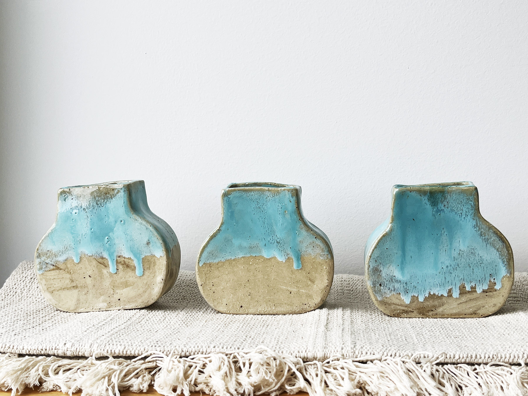 Wholesale Honeymoon Bay Flat Vase - Eli.C Studio - Fieldfolio