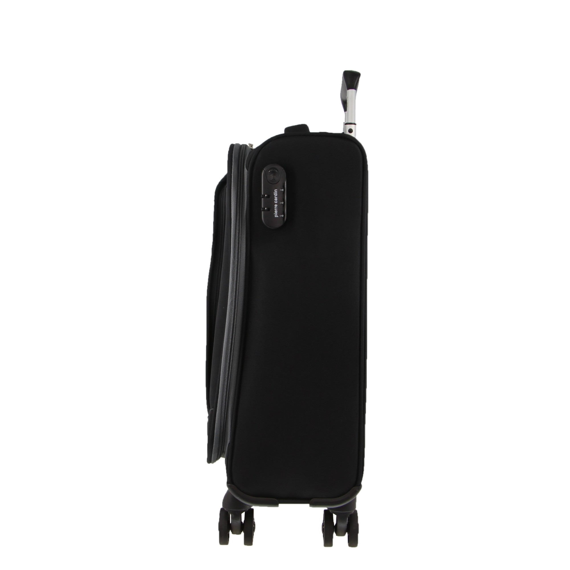 Wholesale Pierre Cardin Soft Shell 3-Piece Luggage Set in Black (PC ...