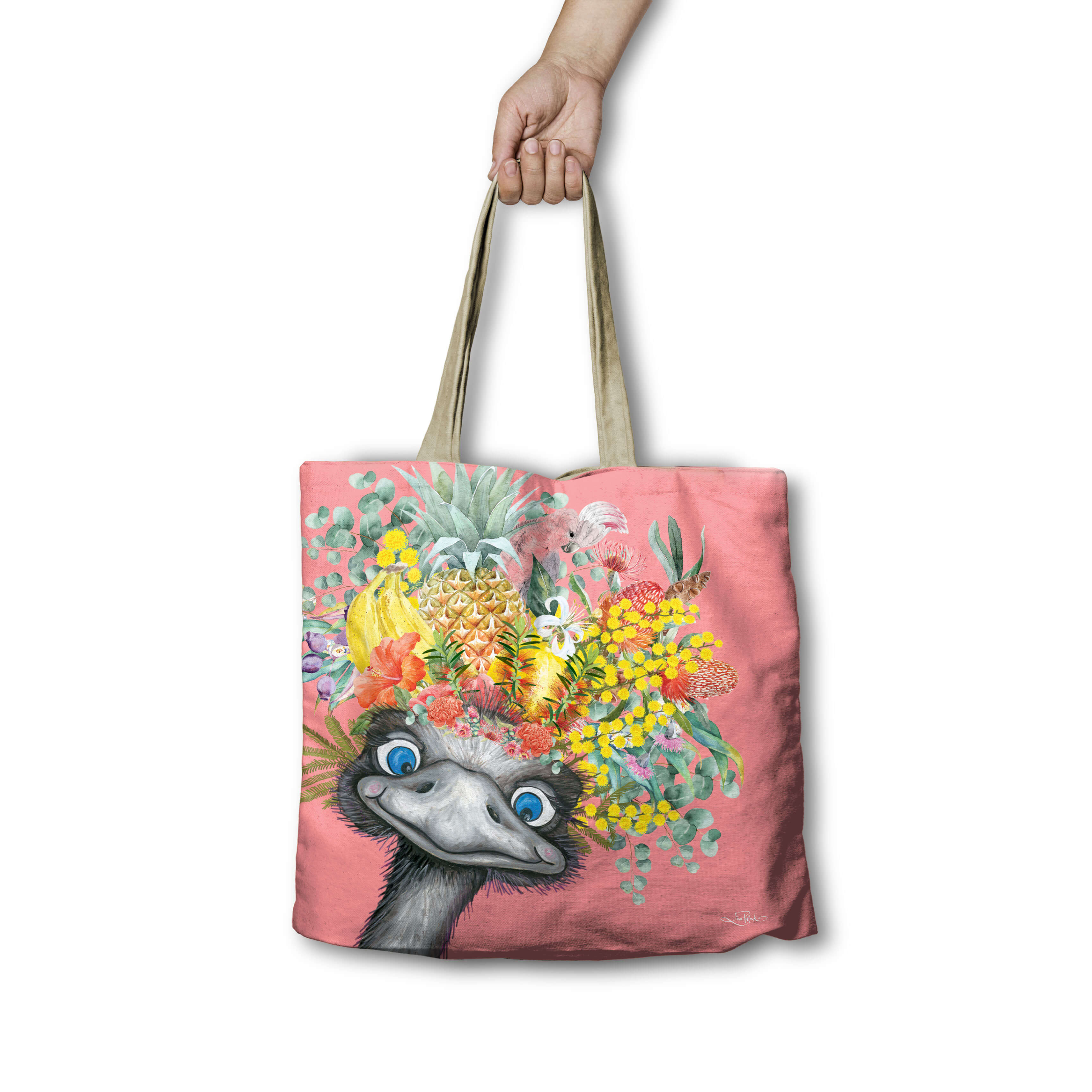 Wholesale RSB14 Emu-sing Shopping Bag - Lisa Pollock - Fieldfolio