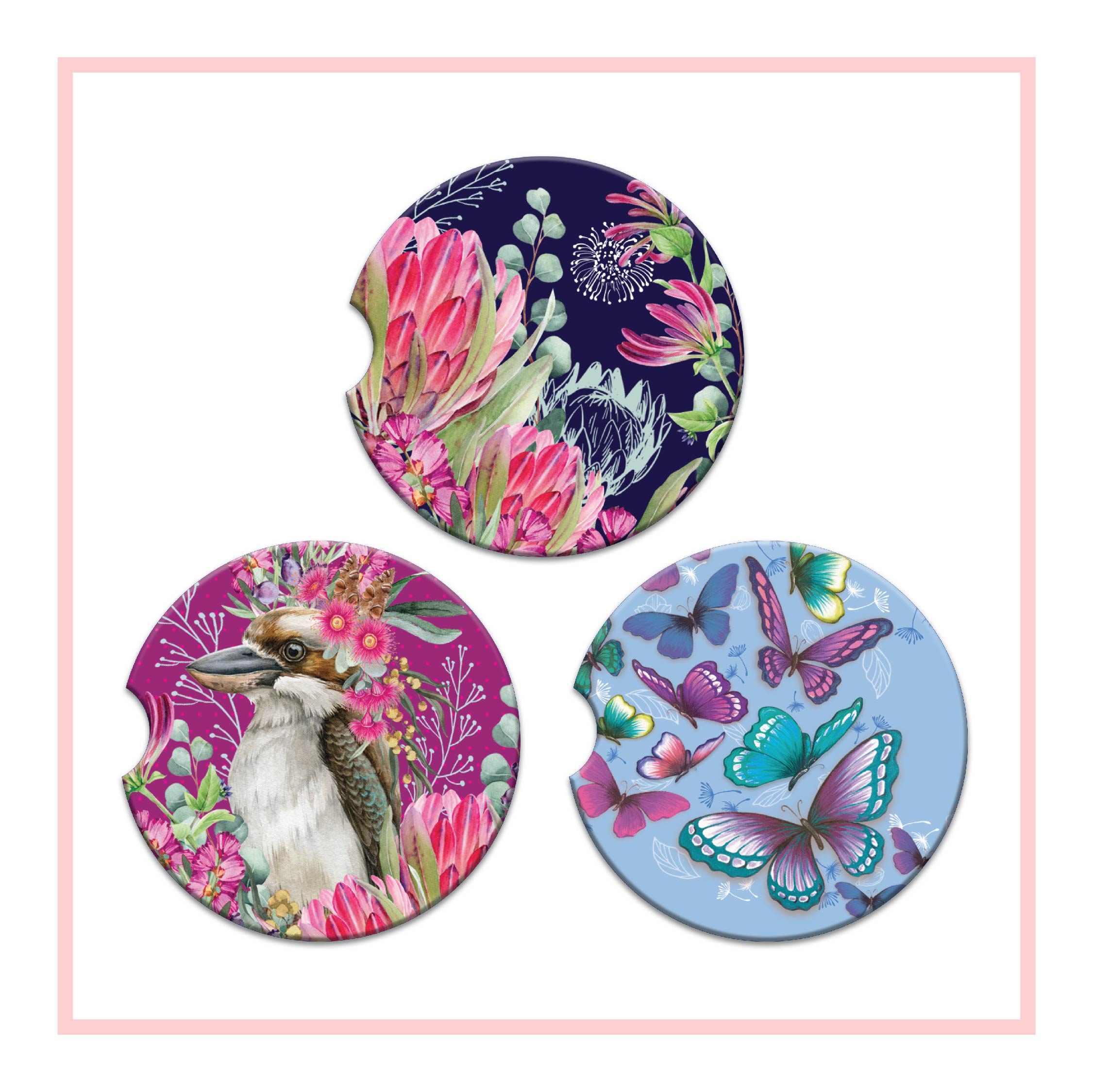 Wholesale PKCC24-1 Car Coasters 'The Perfect Mix' - Lisa Pollock ...