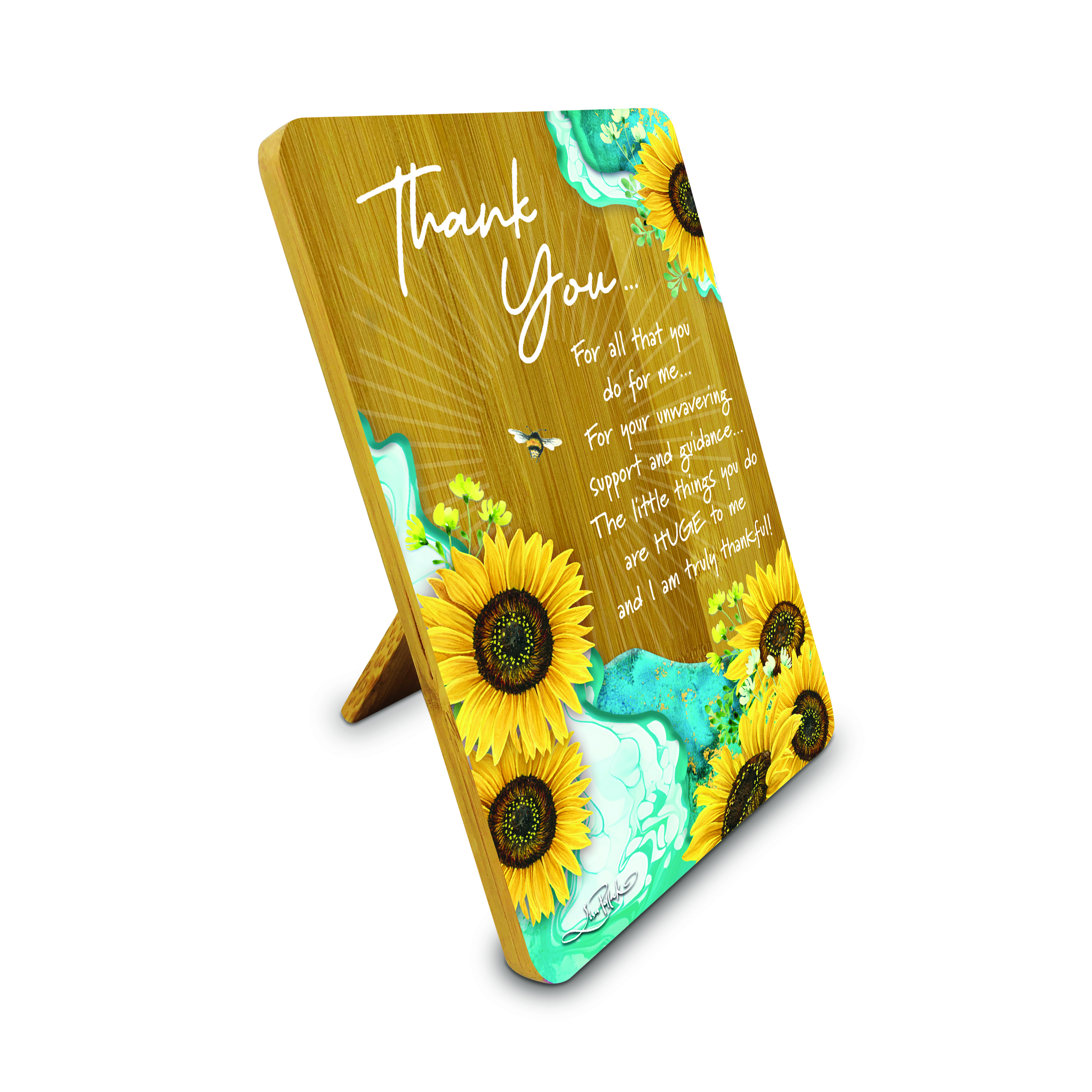 Wholesale BAP77 Plaque Thank you - Bee Sunny - Lisa Pollock Australian ...