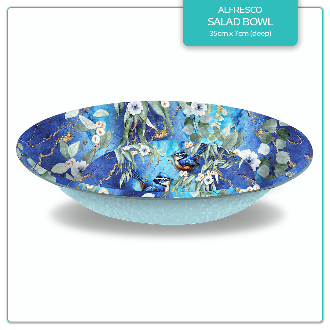 Wholesale MBL07 Alfresco Bowl Cheeky Wrens - Lisa Pollock Australian ...