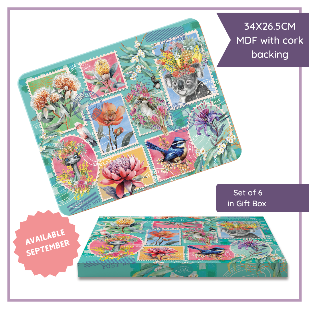 Wholesale PMAT13 Pretty Postage - Lisa Pollock Australian Artist - Fieldfolio