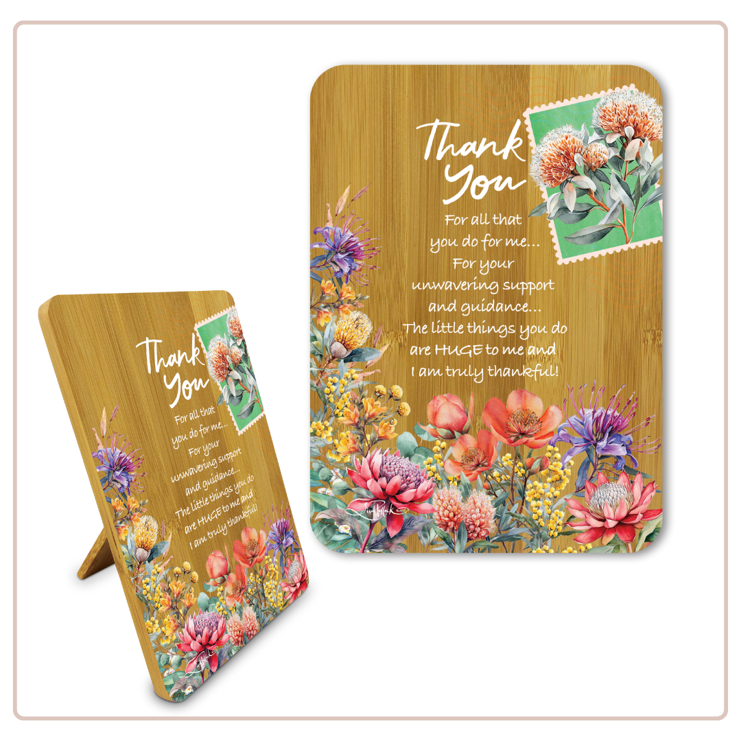 Wholesale BAP94 Plaque Pretty Postage - Thank You - Lisa Pollock ...