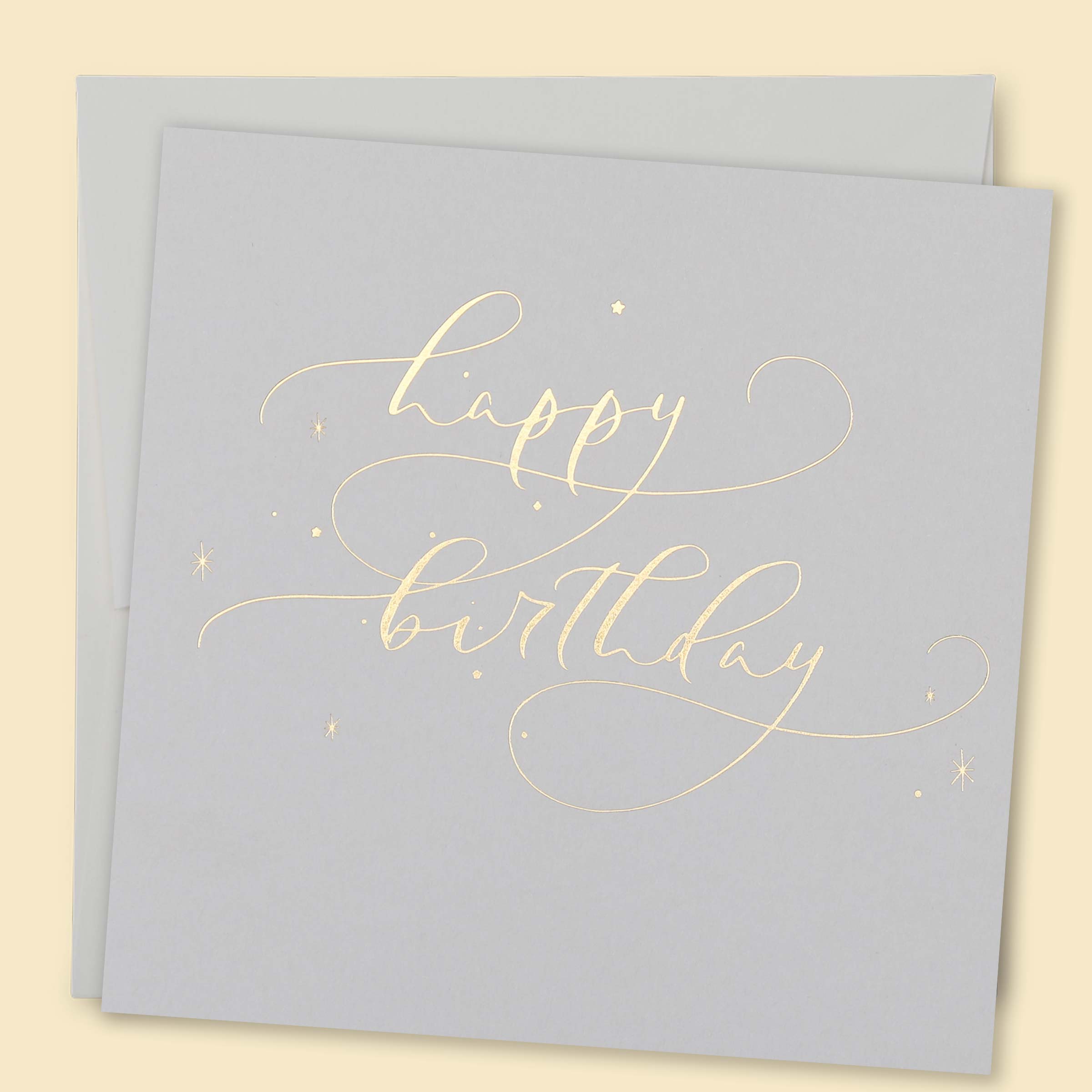 Wholesale Happy Birthday Constellations Card - Grey - PapernestCards ...