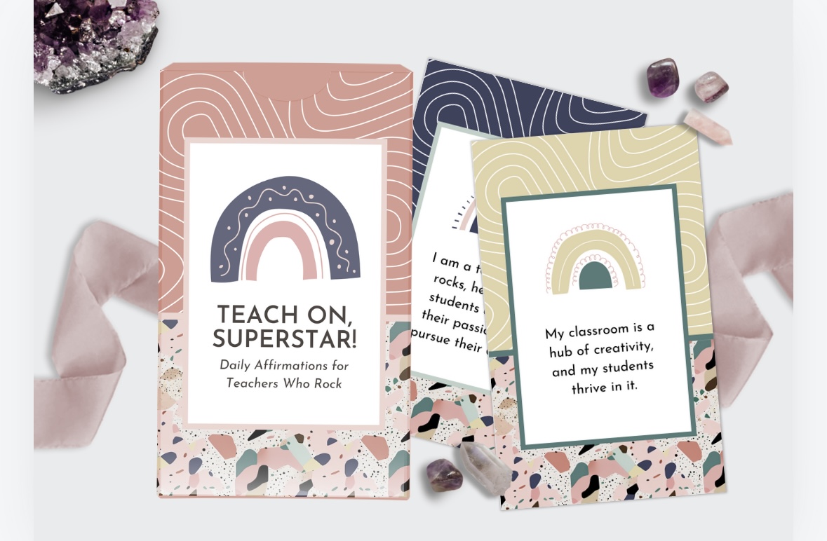 Wholesale Teach on Superstar Affirmation Cards - The Essential Living ...