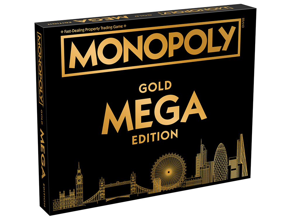 Wholesale MONOPOLY MEGA GOLD EDITION Family Game - JEDKO GAMES - Fieldfolio