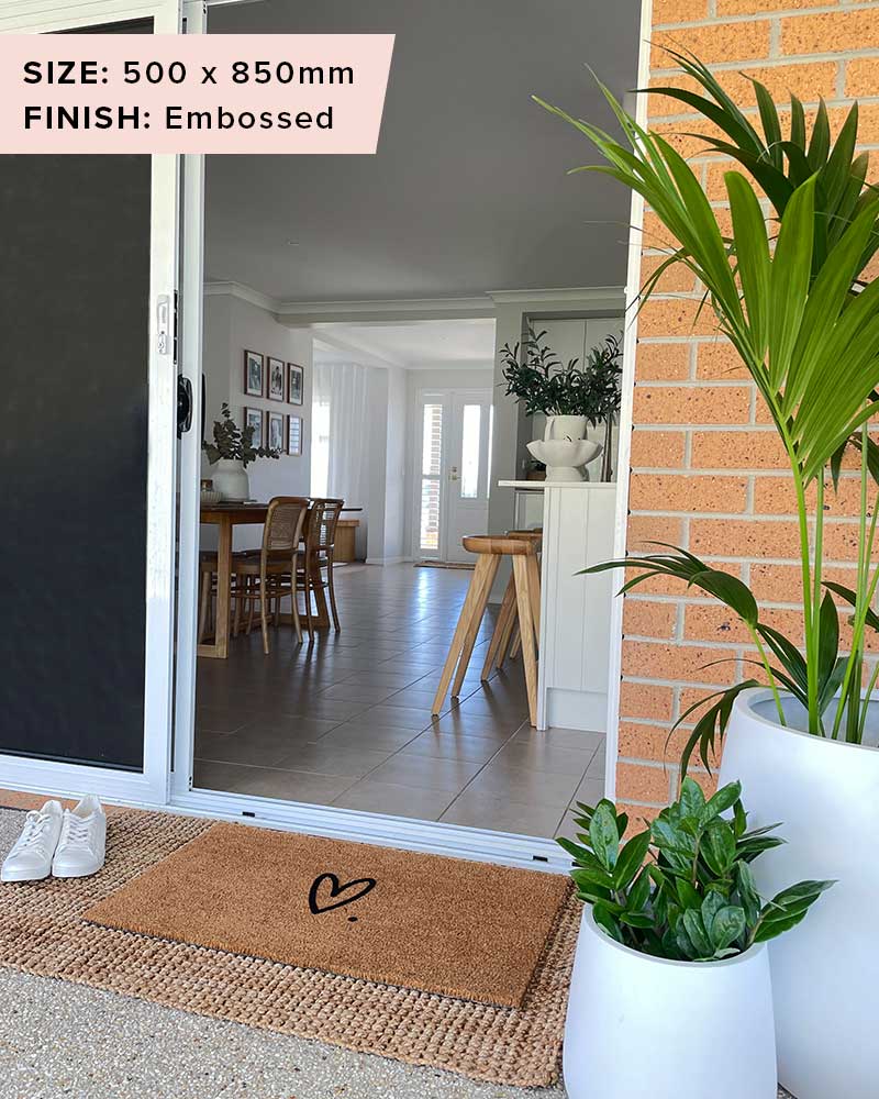 Wholesale Just Love Doormat Embossed - Door Mates - Fieldfolio