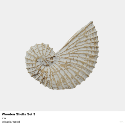 Wholesale Wooden Shells Set 3 - ColCam Enterprises - Fieldfolio