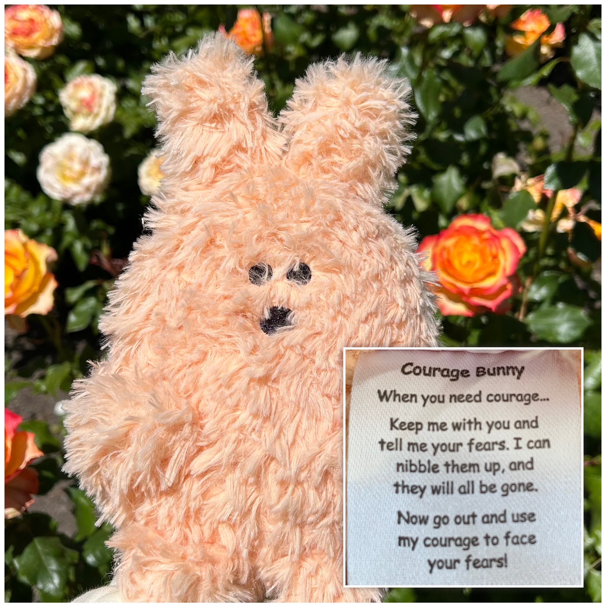 Wholesale Courage Bunny Stuffed Animal - Little Joys by Amelie - Fieldfolio