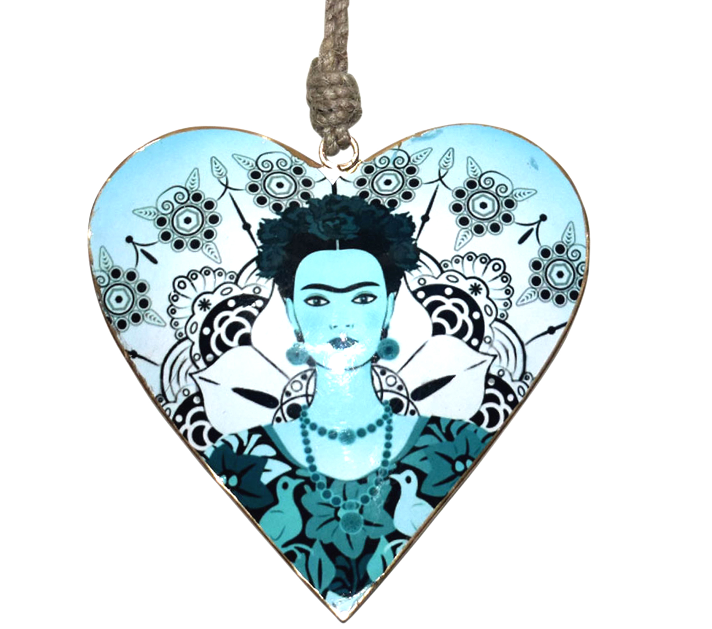 Wholesale 15 cm Frida kahlo heart - Status Collections - Fieldfolio