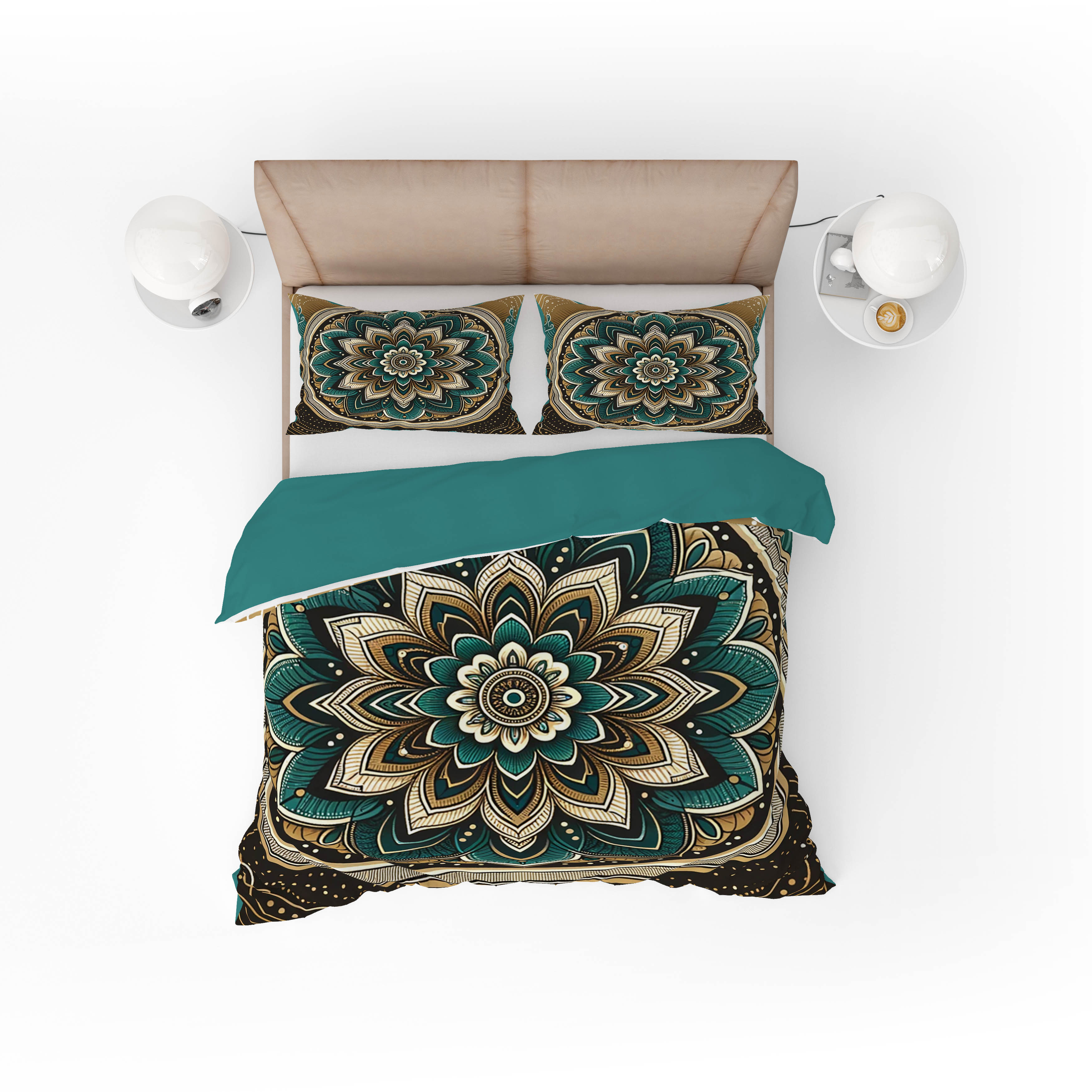 Wholesale Multicolour Bohemian Indian Mandala Quilt Cover Set - Adore ...