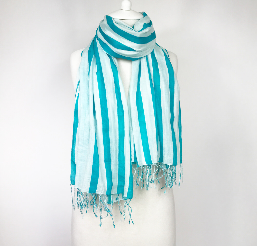 Wholesale SCARF Striped curacao - Blazing Daisy NZ Catalogue - Fieldfolio