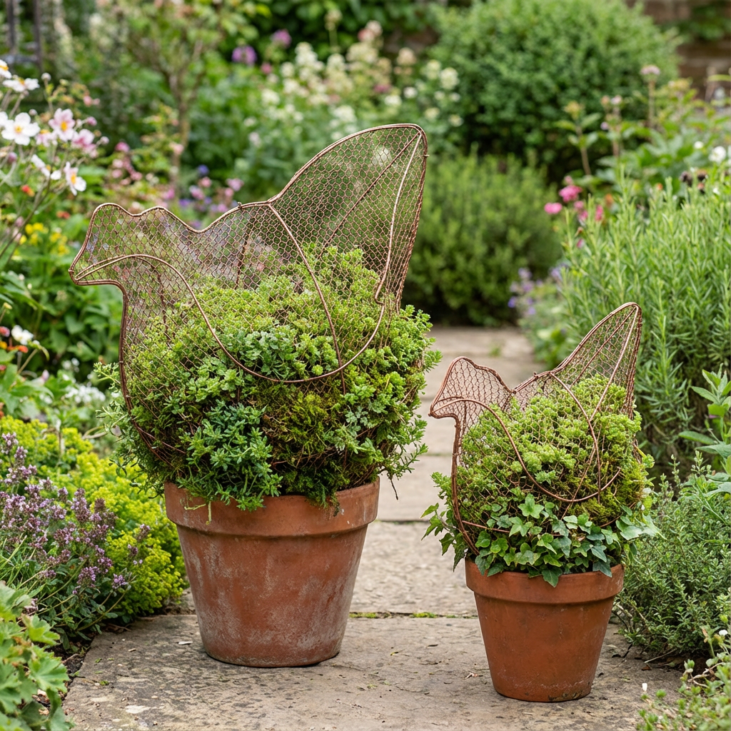 Wholesale Wire Chicken Topiary (MOQ 2/PPS2) - Potter's Shed - Fieldfolio