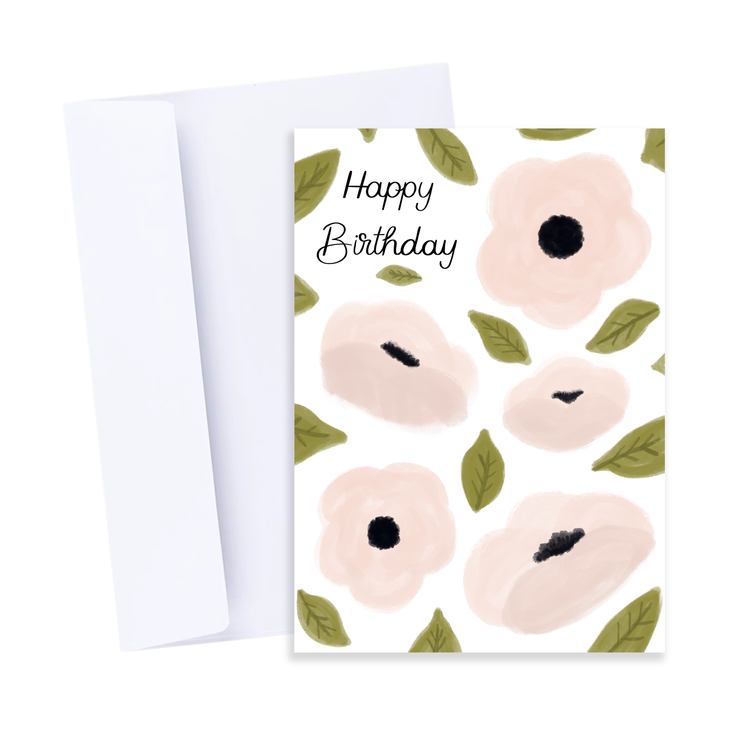 Wholesale Floral Happy Birthday Card - Flower Themed Birthday Card ...