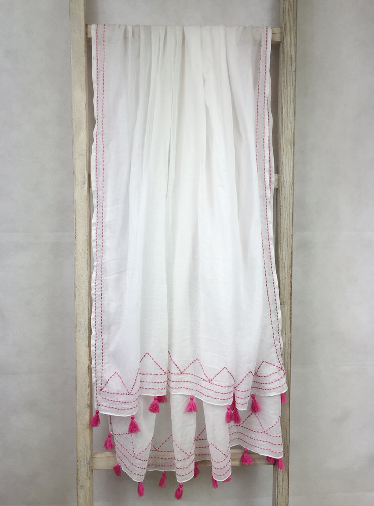 Wholesale SCARF hot pink embroidery-Floressents - Blazing Daisy Limited ...