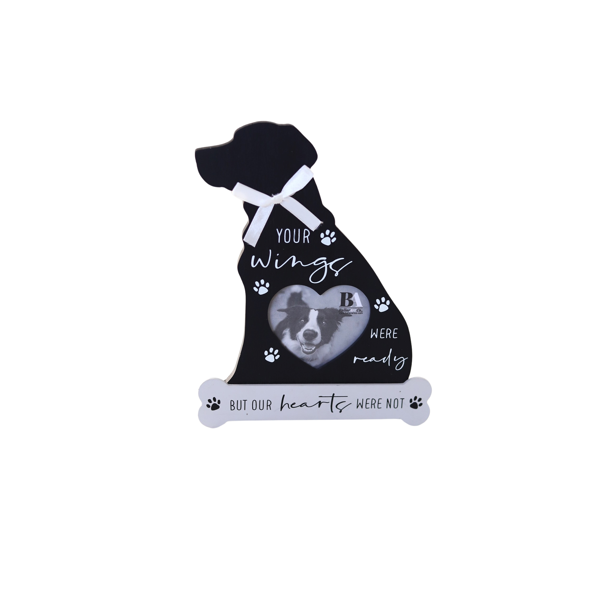 Wholesale JX6209 | Black Dog-Shaped Pet Memorial Photo Frame ...