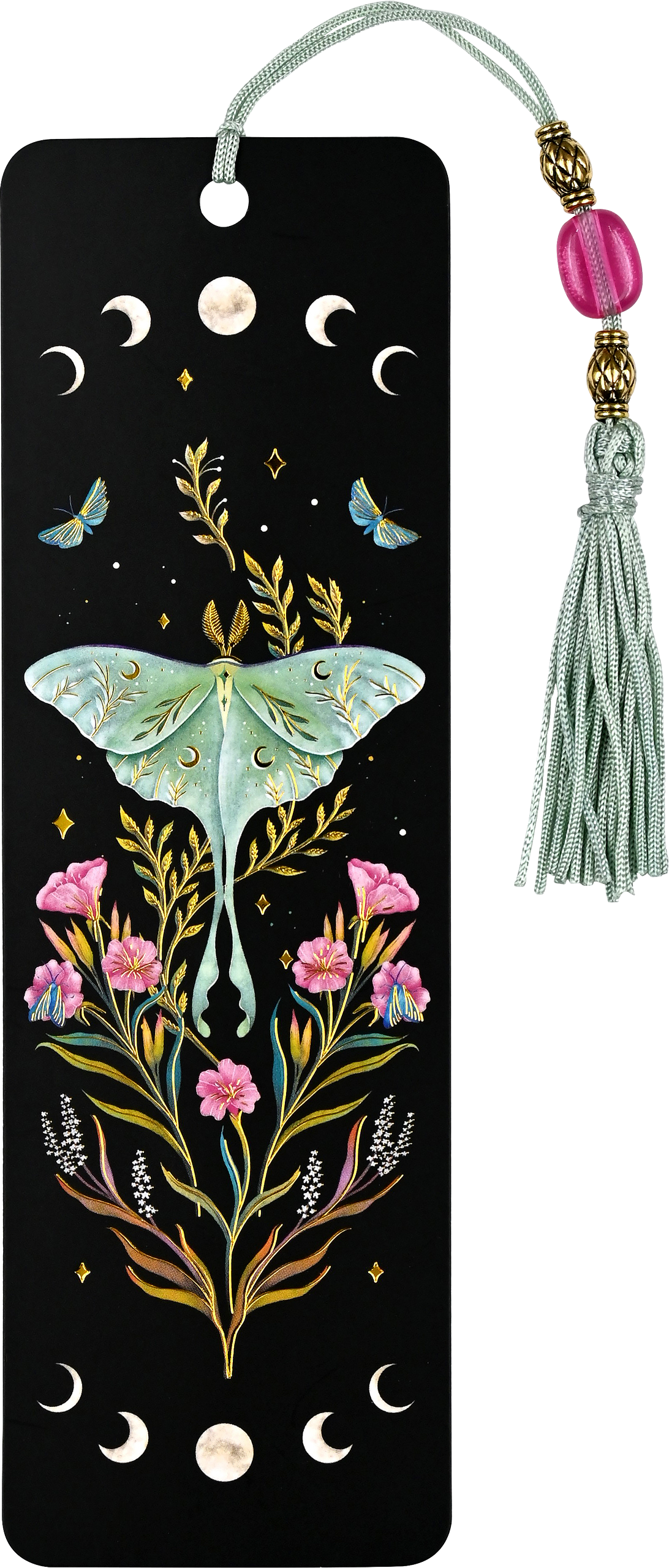 Wholesale Luna Moth Beaded Bookmark - Peter Pauper Press - Fieldfolio