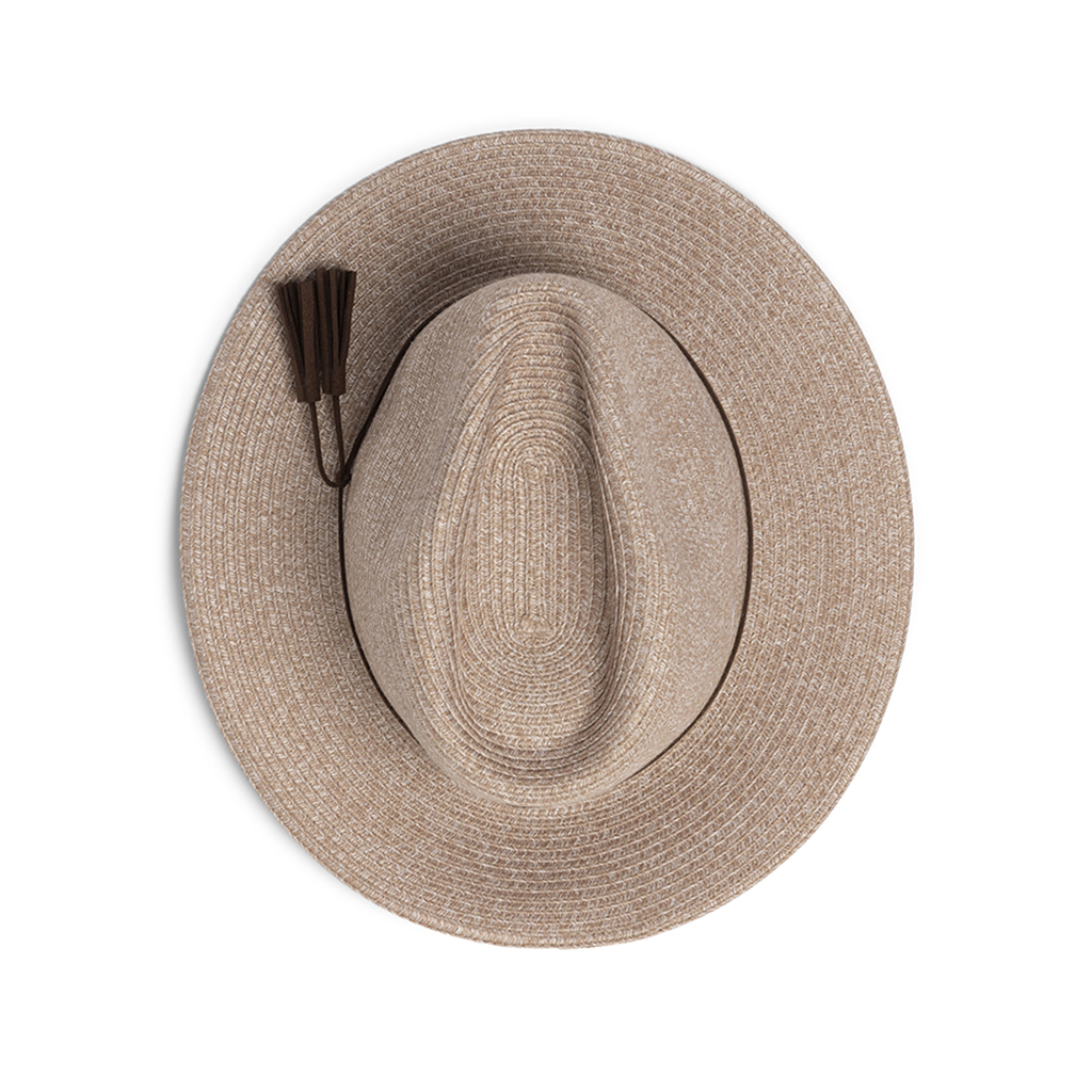 Wholesale EV430A WHEAT (M/L) 58cm ROSEBUD FLEXIBRAID® FEDORA HAT ...
