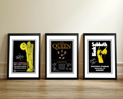 Wholesale Signed LED ZEPPELIN 'Kooyong Stadium' Melbourne Signed ...