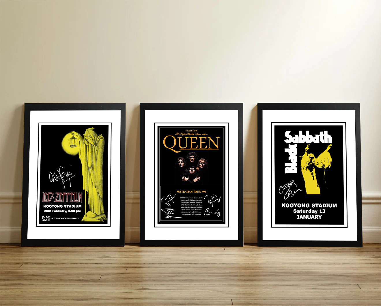 Wholesale Signed LED ZEPPELIN 'Kooyong Stadium' Melbourne Signed ...