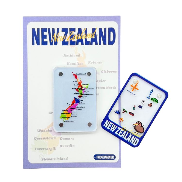 Wholesale Aotearoa Journey (NZ Map) – 3D Split Ceramic Fridge Magnet ...