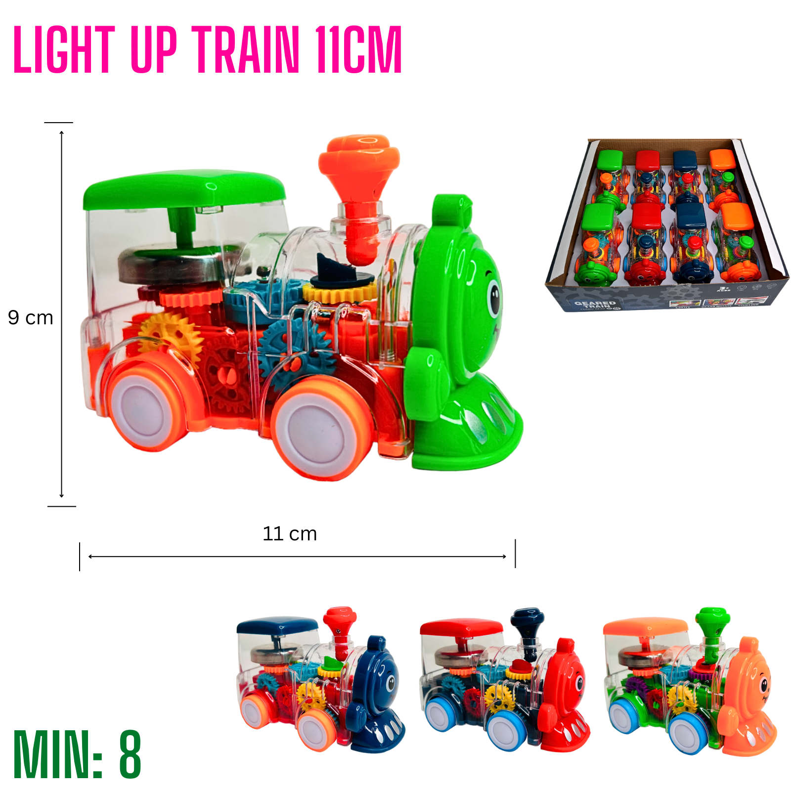 Wholesale LIGHT UP TRAIN 11CM - Top Horizon P/L - Wholesaler/Importer ...