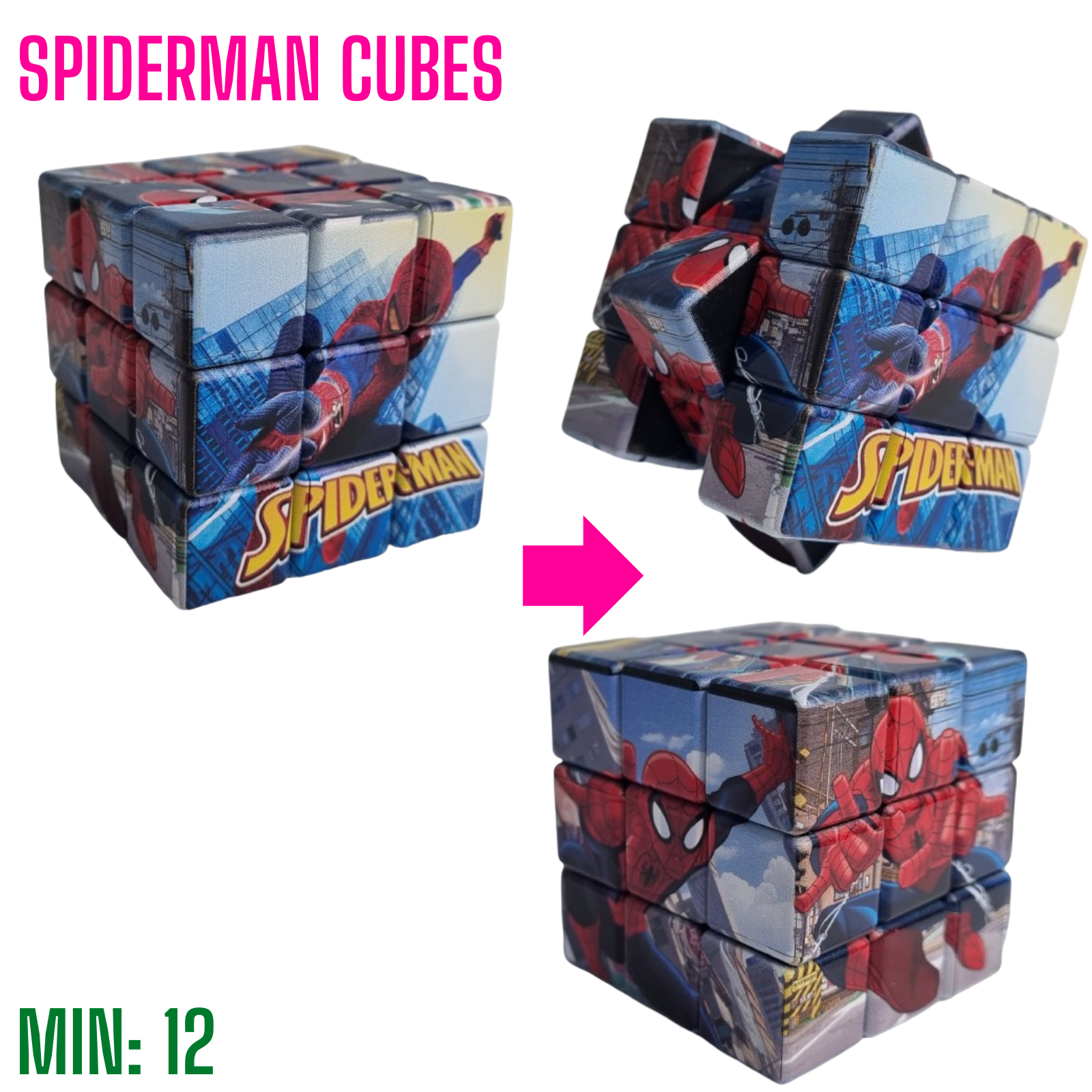 Wholesale SPIDERMAN CUBES - Top Horizon P/L - Wholesaler/Importer ...
