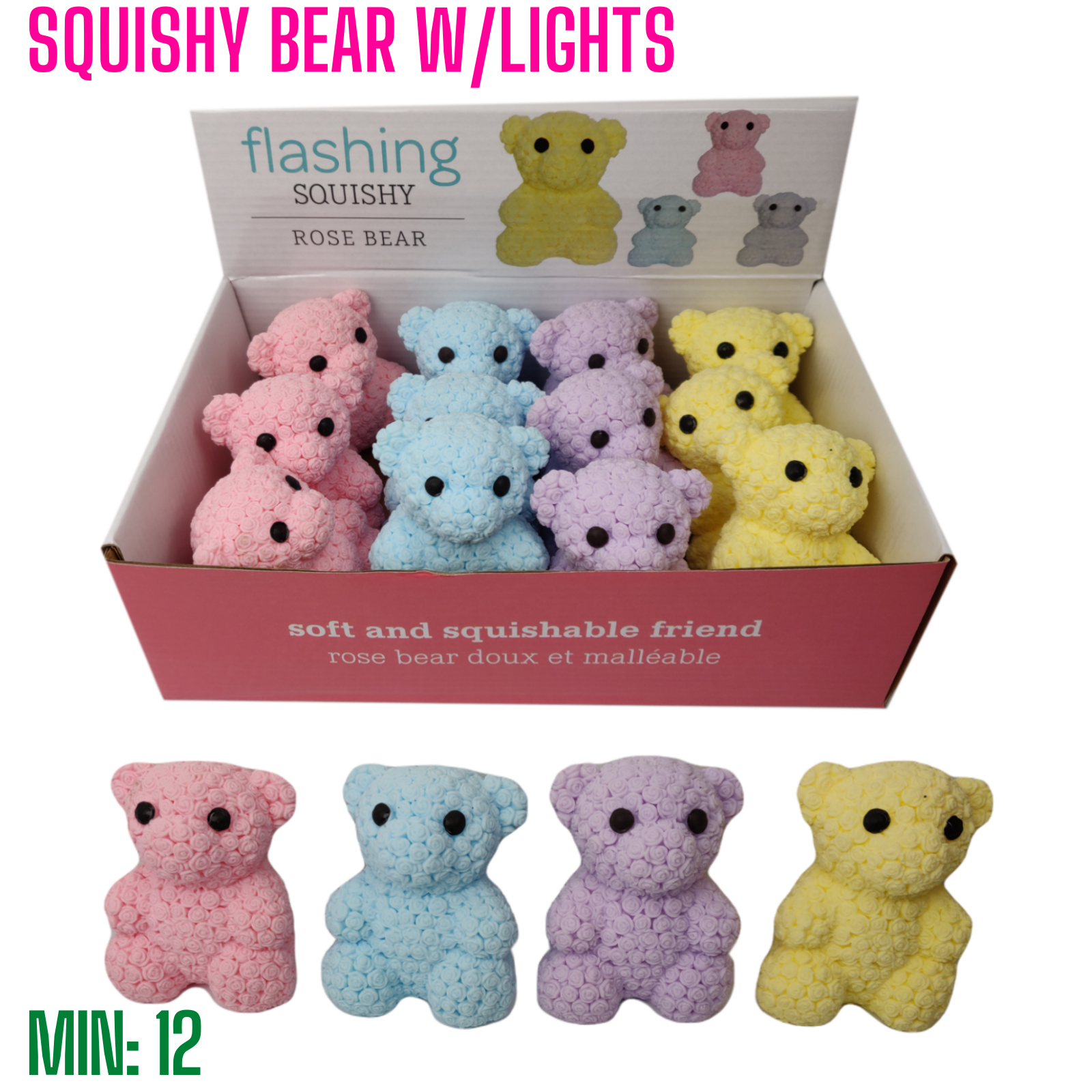 Wholesale SQUISHY BEAR WITH LIGHTS - Top Horizon P/L - Wholesaler ...