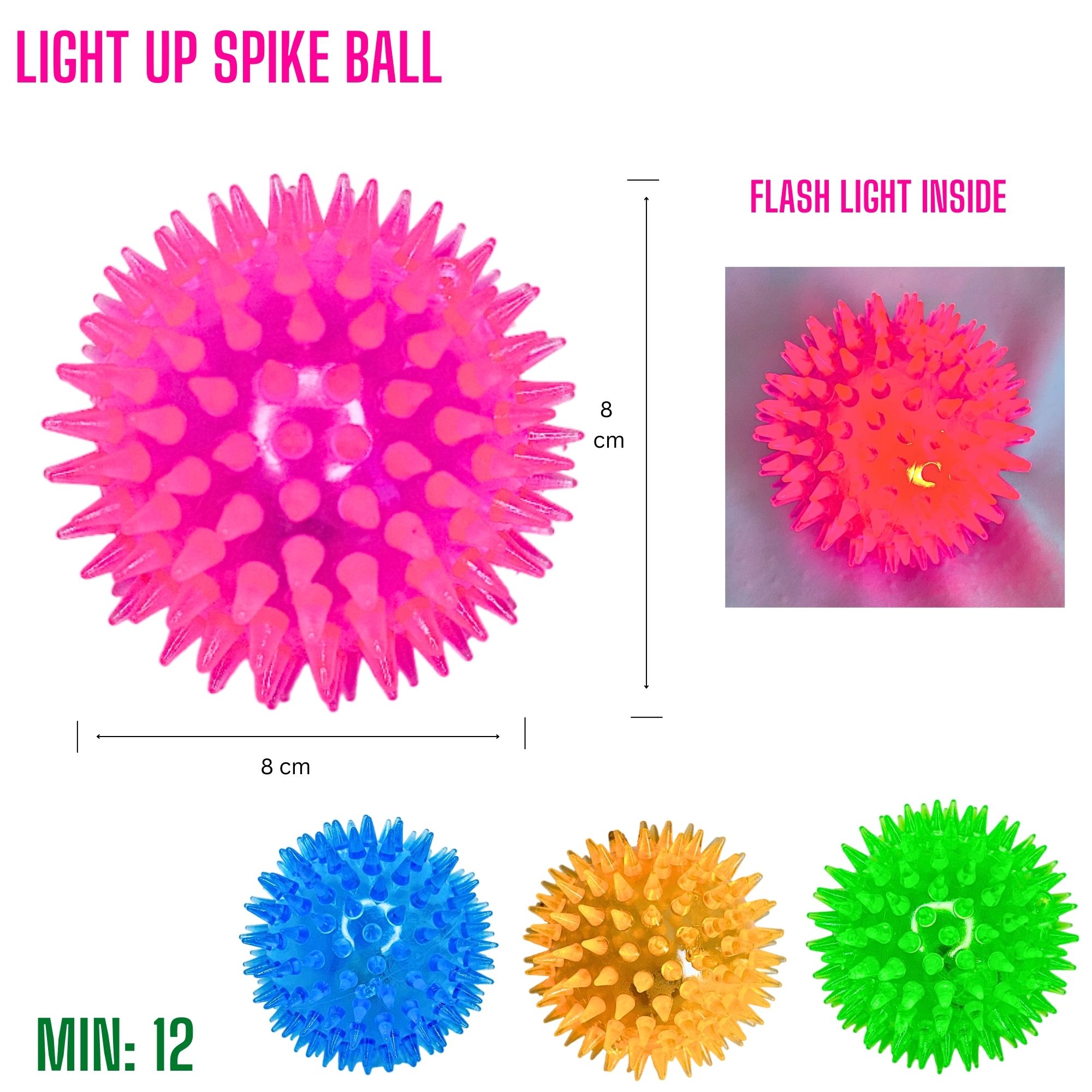 Wholesale TO-SPIKEBALL - Light Up Spike Ball - Top Horizon P/L ...