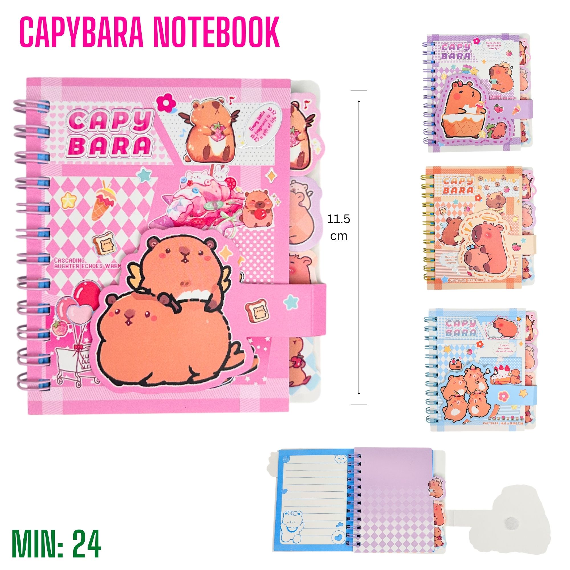 Wholesale ST-NOTEBOOKCAPY2 - Capybara Notebook - Top Horizon P/L ...