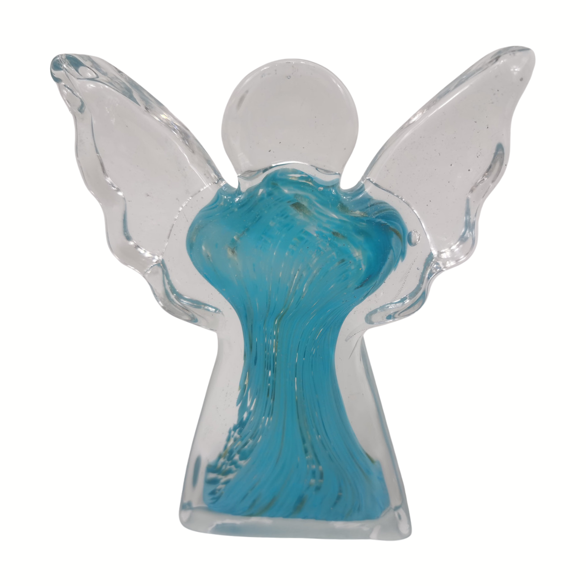 Wholesale Glass Guardian Angel - Turquoise Blue & Gold - Caravel Gifts ...