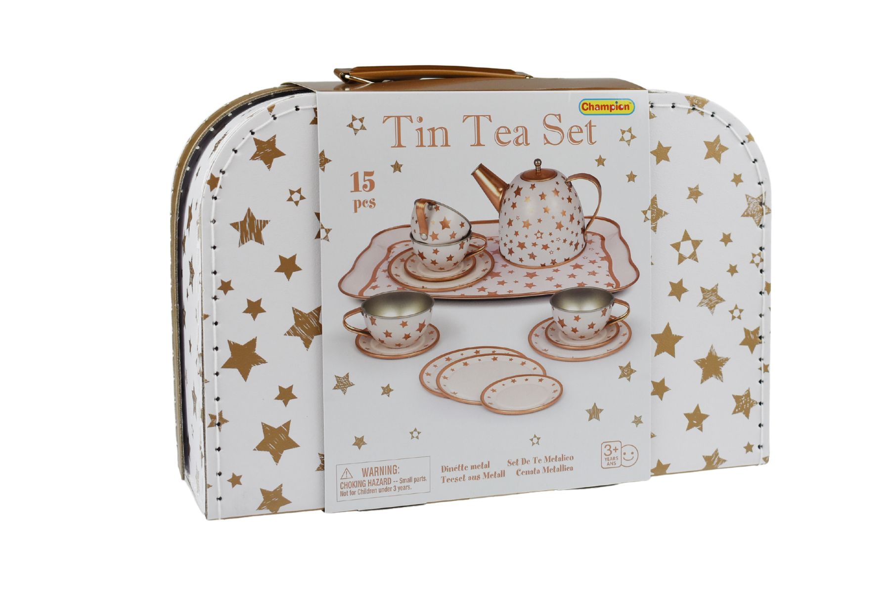 Wholesale GOLD STAR TIN TEA SET IN SUITCASE - Eleganter Australia Pty ...