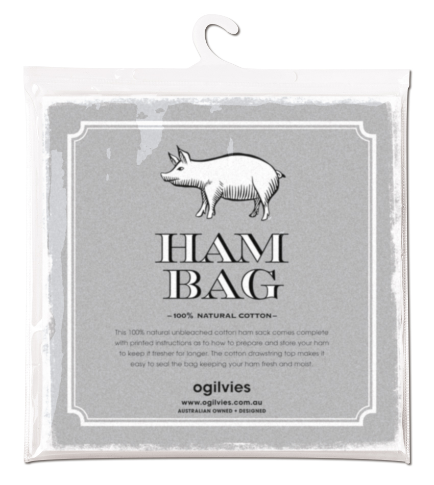 Wholesale Ogilvies - Luxury Australia Cooking - Ham Bag - Fieldfolio