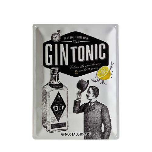 Wholesale Tin Sign Gin Tonic 30x40 - Prestige Trenz International ...