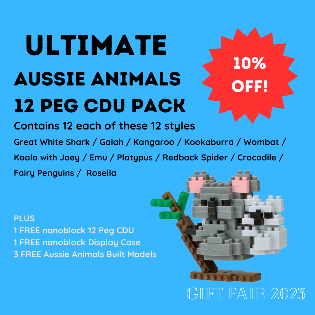 Wholesale Ultimate Aussie Animal Pack - 12 Peg CDU Pack @ 10% OFF ...
